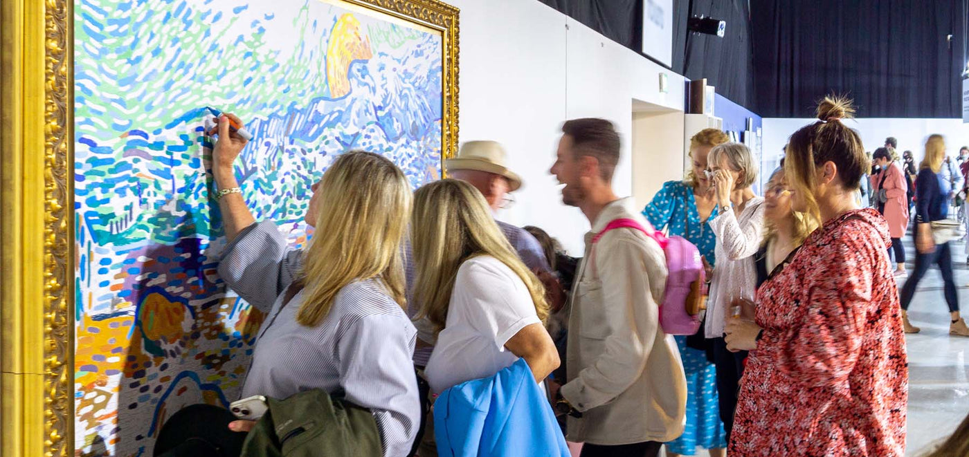 Giant Van Gogh paint by numbers - Fancy Features