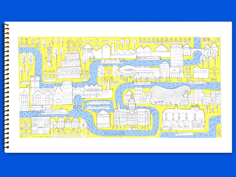 Coloring walls - Giant interactive murals for events - Fancy Features